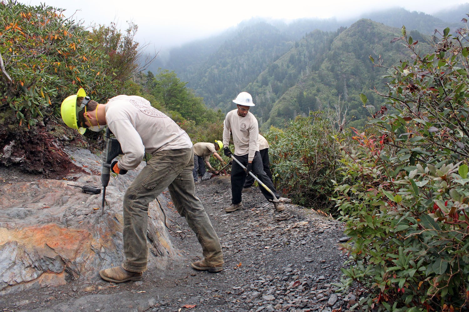 ACE Southeast - Alum Cave Trail Restoration - American Conservation Experience