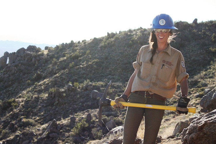 Trail building | Yarnell, AZ - American Conservation Experience