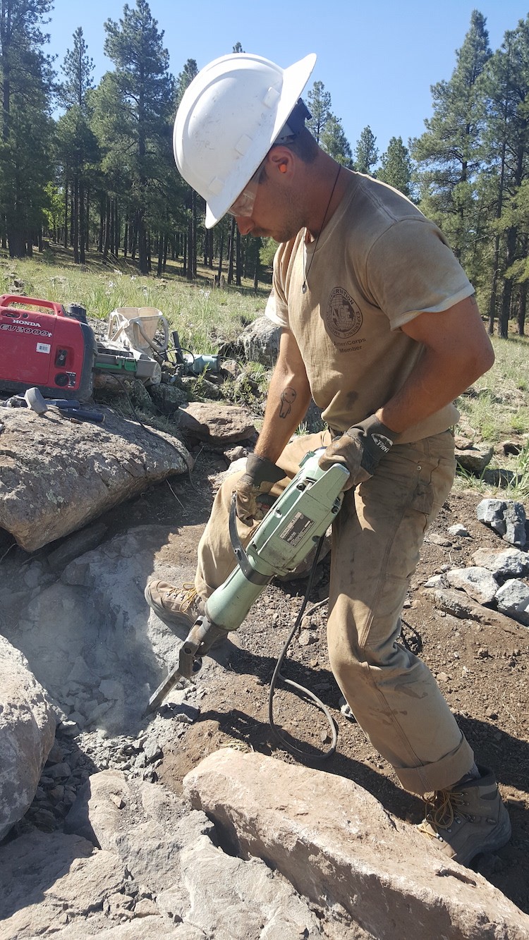 Rock Work | Rogers Lake (Part III) - American Conservation Experience